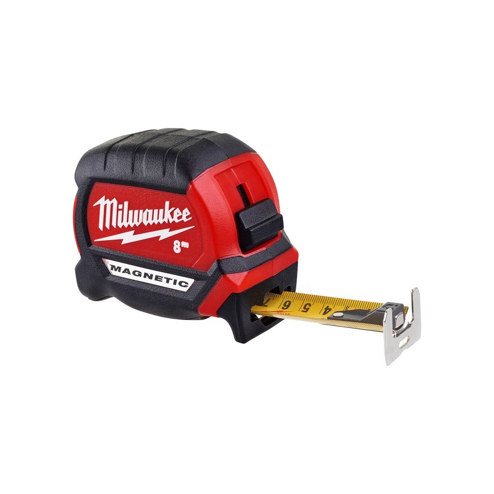 Mètre à ruban Premium Magnétique 8m Gen 3 Milwaukee 4932464600 - Outils Pro