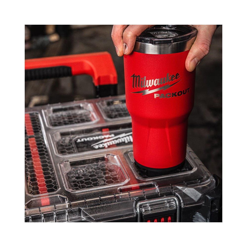 Mug isotherme PACKOUT 887 ml - Milwaukee 4932479075 - Outils Pro