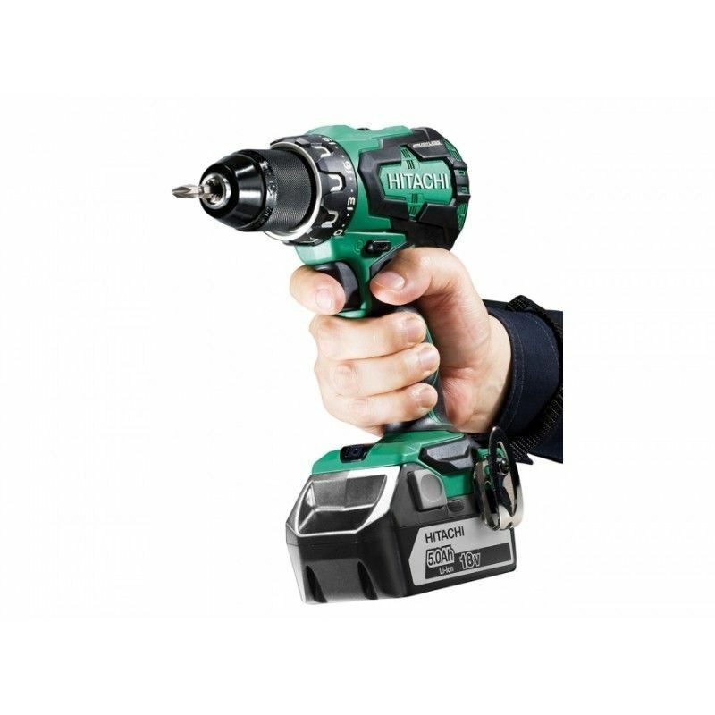 Perceuse visseuse a percussion HITACHI - HIKOKI 18V 5.0Ah - 2 Batteries, chargeur en coffret ...