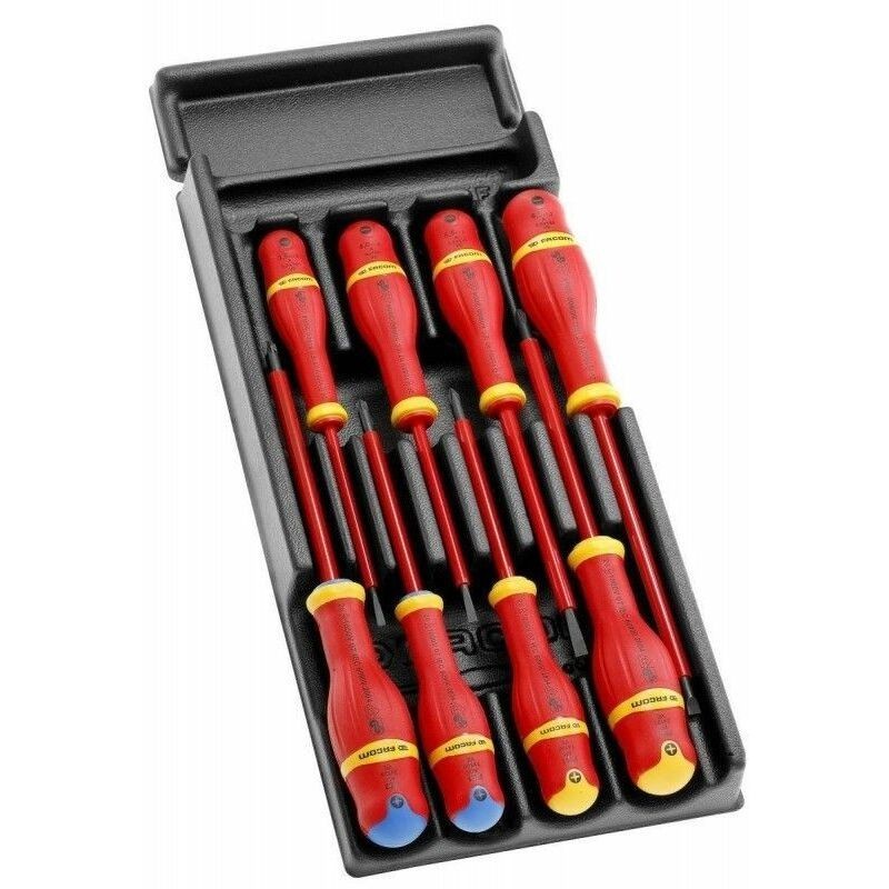 Module de 8 tournevis Protwist isolés 1000 V FACOM - MOD.A1VEPB ...
